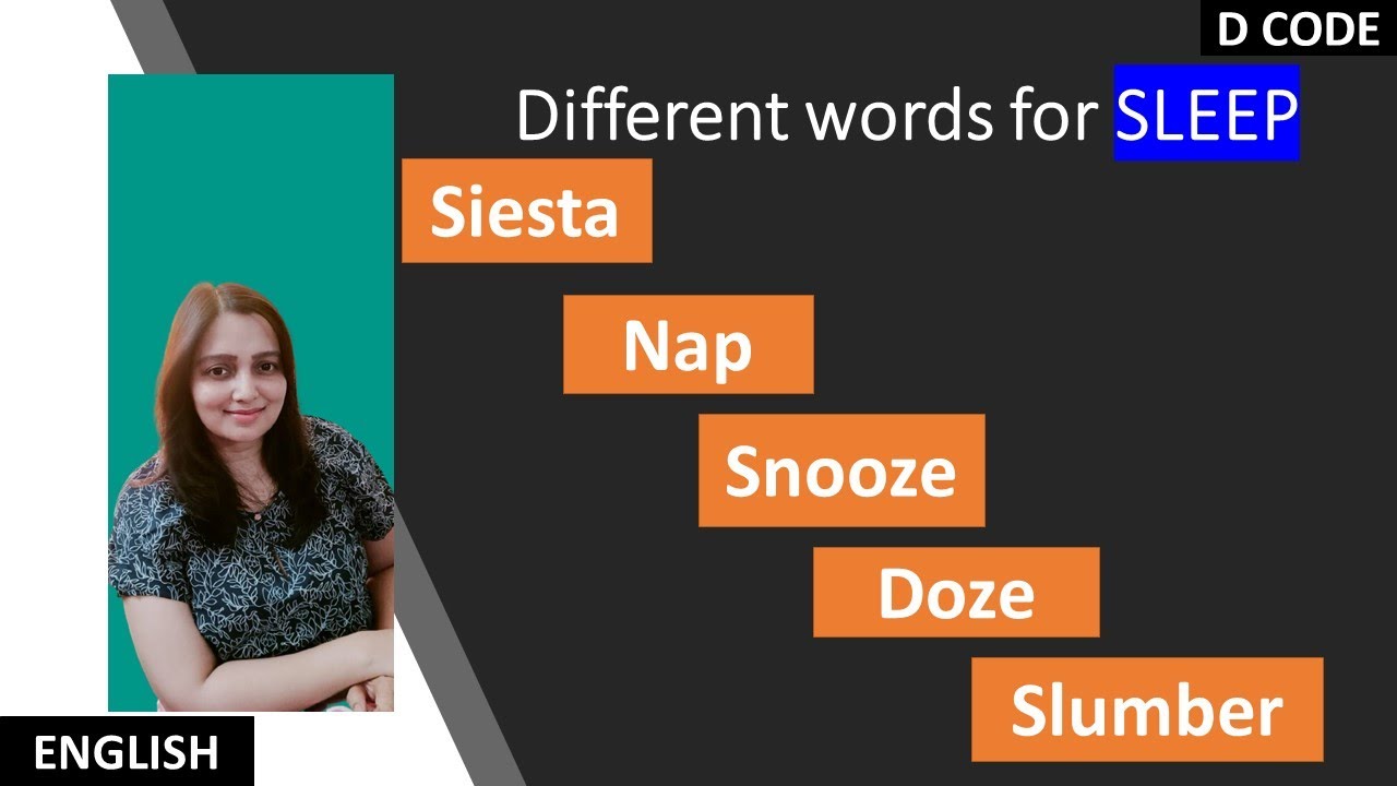 Siesta | nap | snooze | doze | slumber | sleep | difference with ...