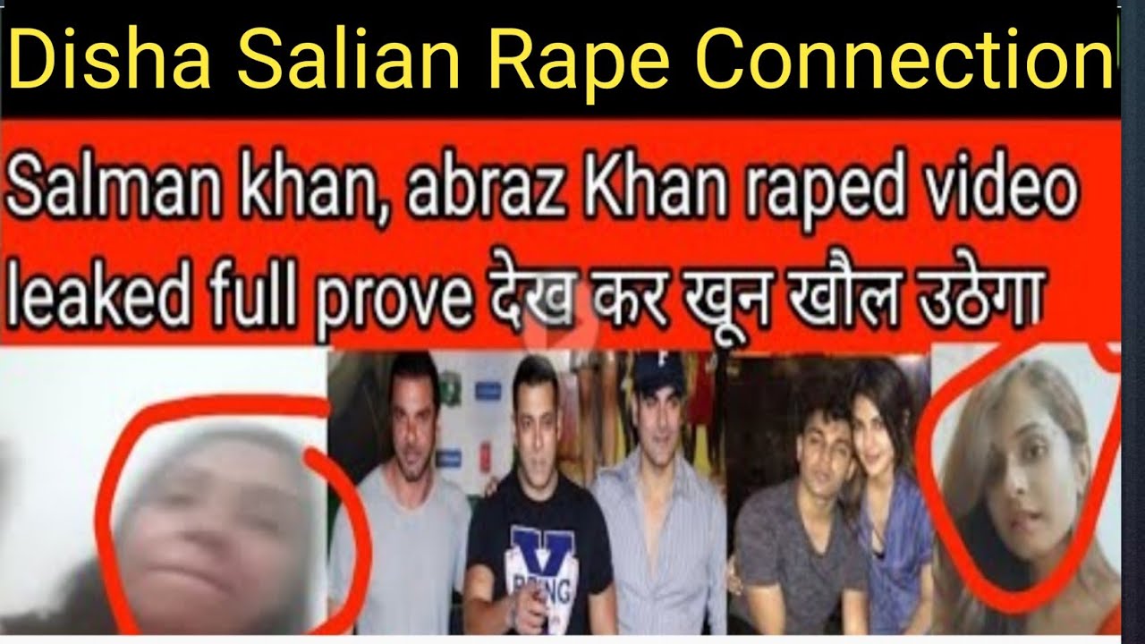 Sushant Singh Rajput Manager Disha Salani Raped Connection || Salman ...