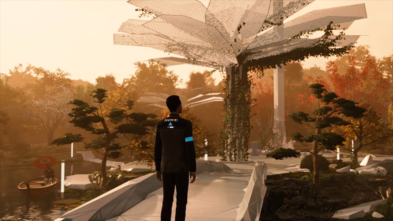 Detroit: Become Human - Zen Garden Autumn Ambiance (birds, leaves ...
