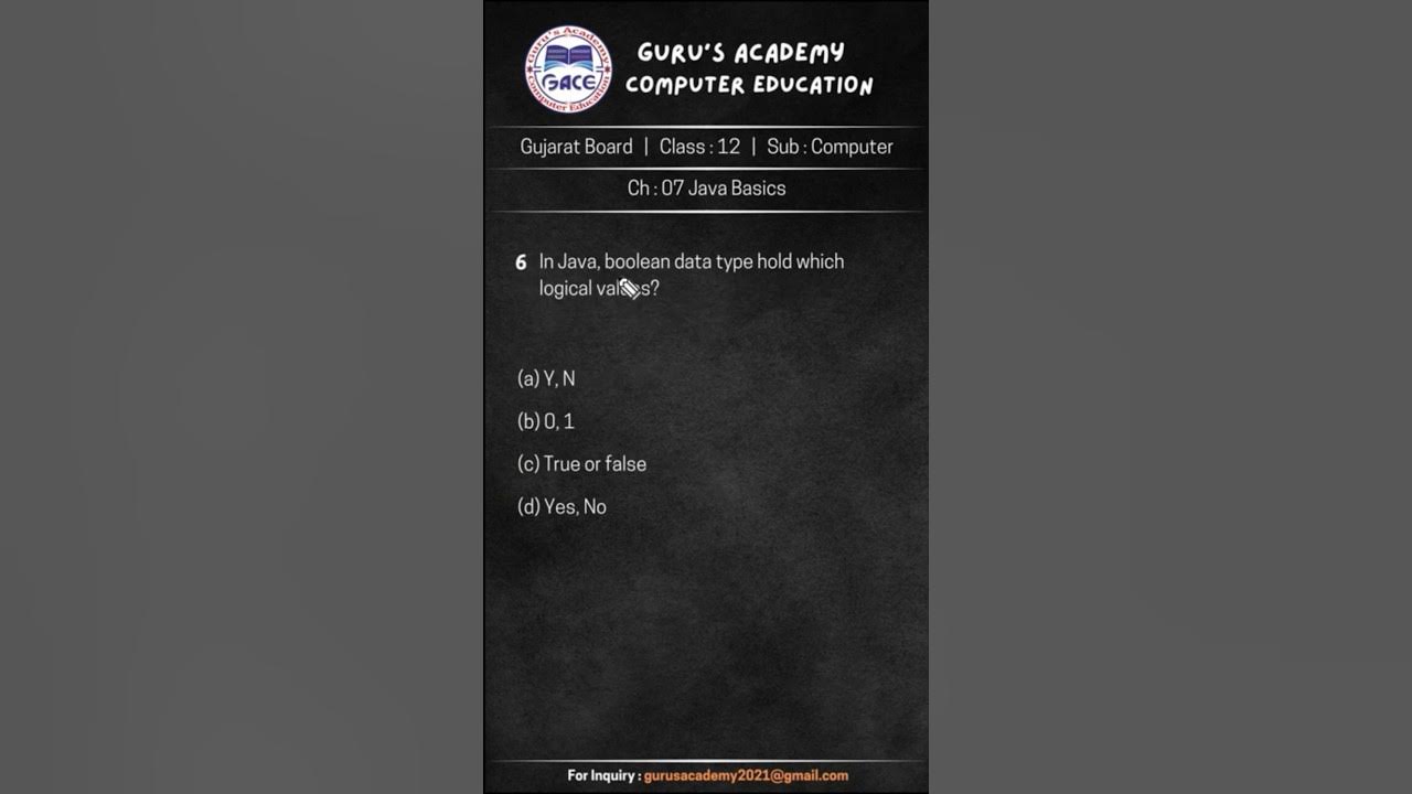 03 Learn Java Basics Fast! | Class 12 Gujarat Board #Shorts #class12computerscience - YouTube