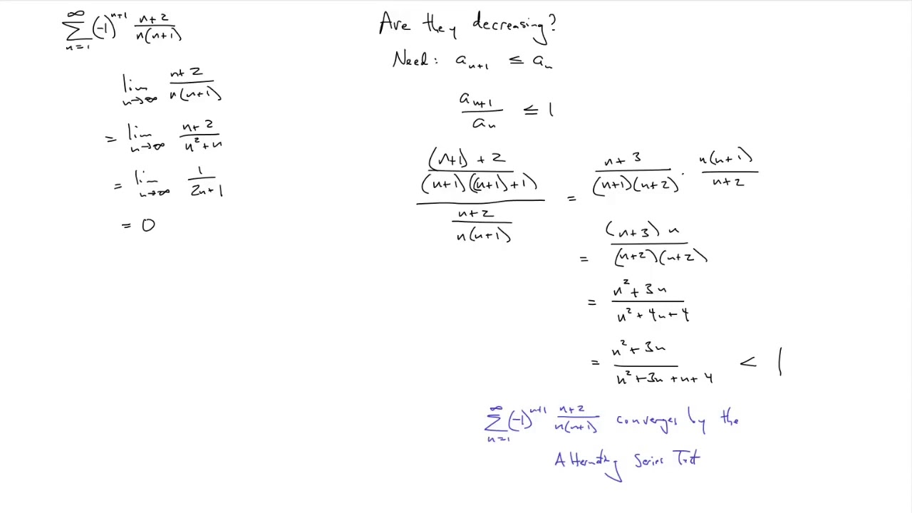 Alternating Series - YouTube