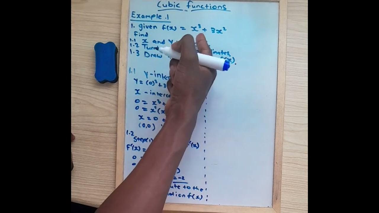 Cubic function problems and solutions. - YouTube