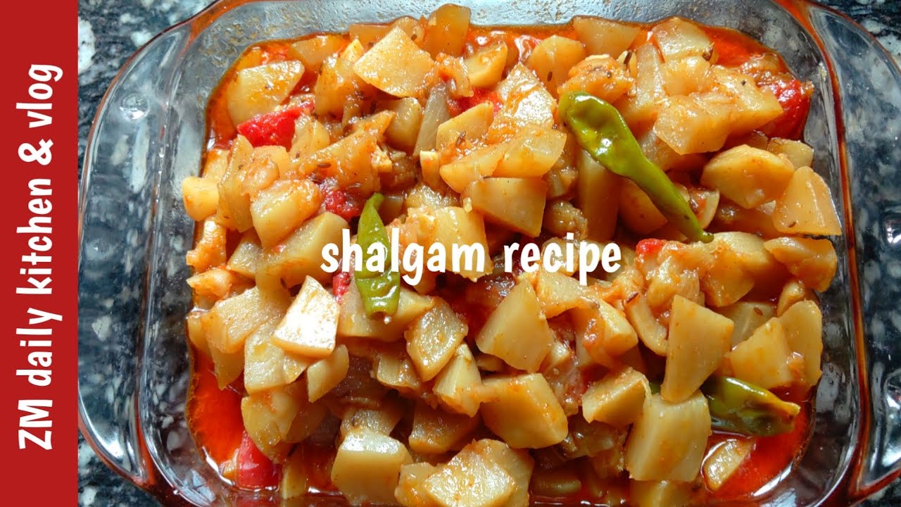 shalgam recipe||shalgam ki sabji kaise banti hai - YouTube