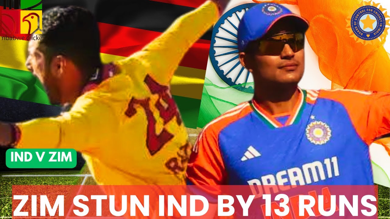 Shocking Upset! Zimbabwe Defeats India by 13 Runs! | T20 Thriller ...