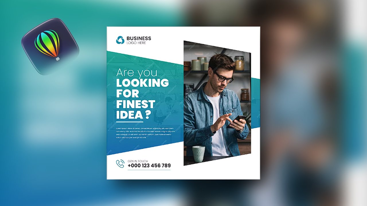 Modern Post Design in CorelDRAW | Step-by-Step Tutorial for Stunning ...