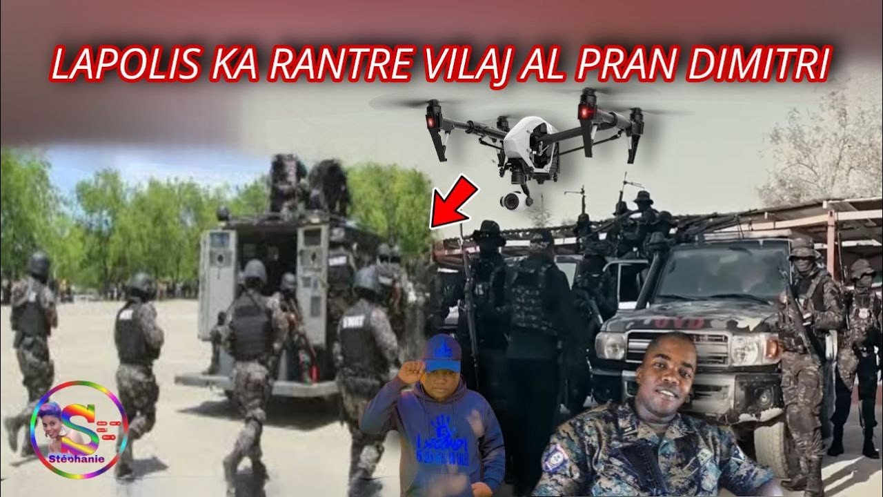 Dimitri Herard ap bay Izo fòmasyon /yon dominiken ap kontwole drone nan ...