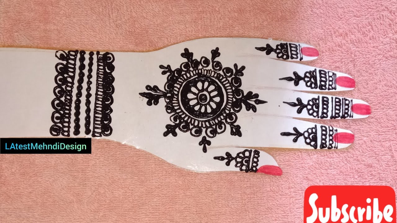 New tikki design 2020 in stylish way step by step - YouTube