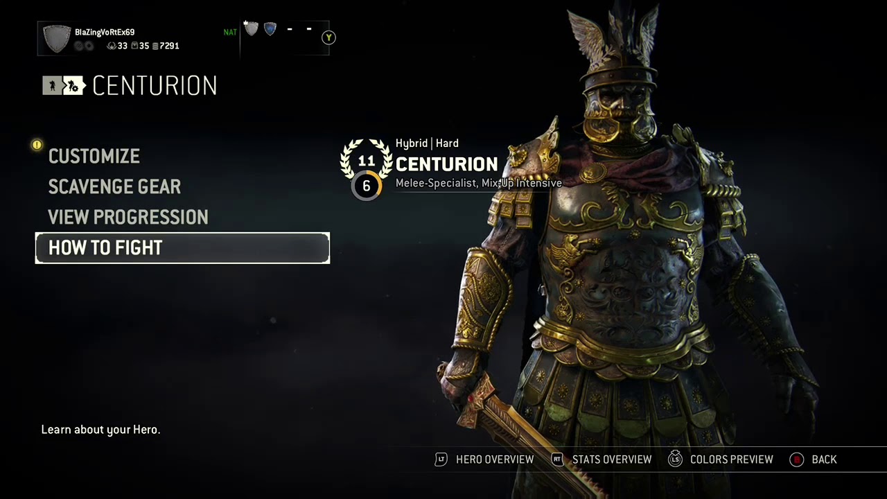 For honor. Max centurion. Max Gear stats (Read Description) - YouTube