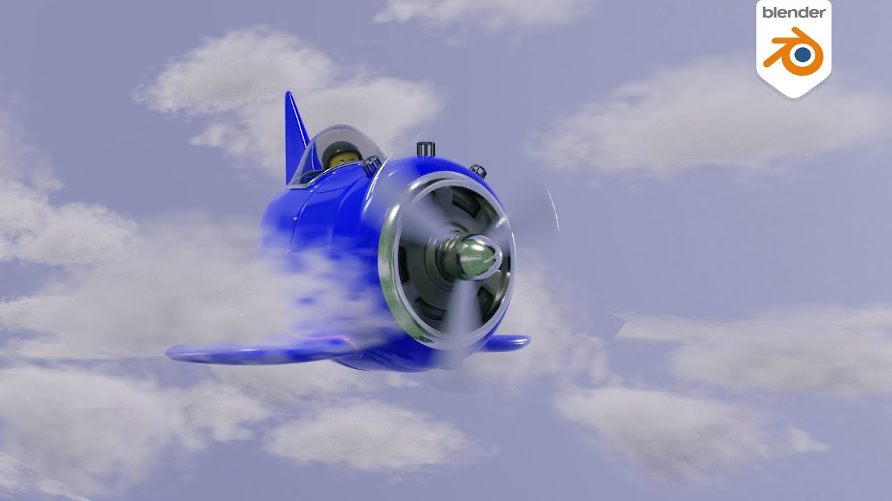 Aircraft animation, following CrossMind Studio - YouTube