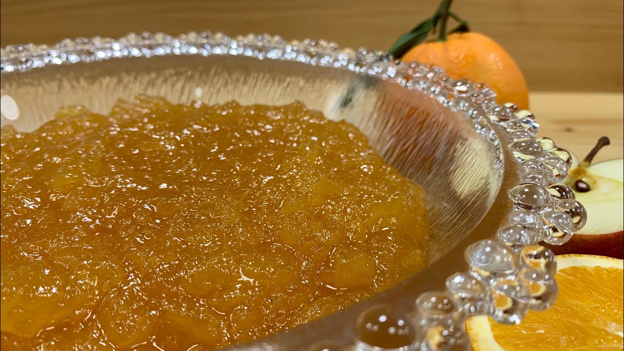 Apple Orange Marmalade Recipe | Easy Orange Apple Jam | Morabaye Sib ...