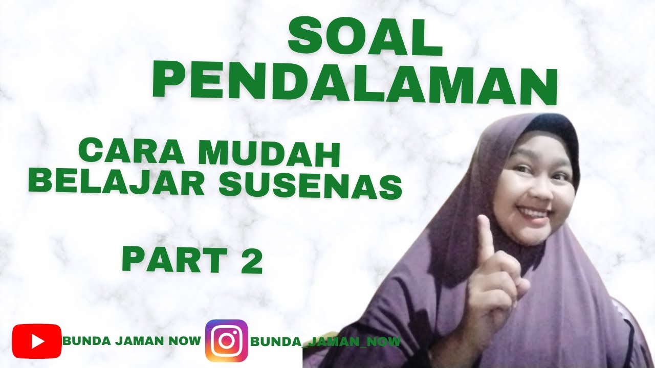 CARA MUDAH BELAJAR SUSENAS #susenas #bps - YouTube