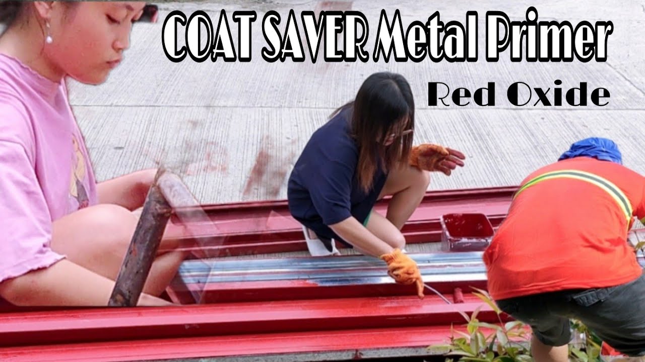 Applying Metal Primire paint(Red Oxide) - YouTube
