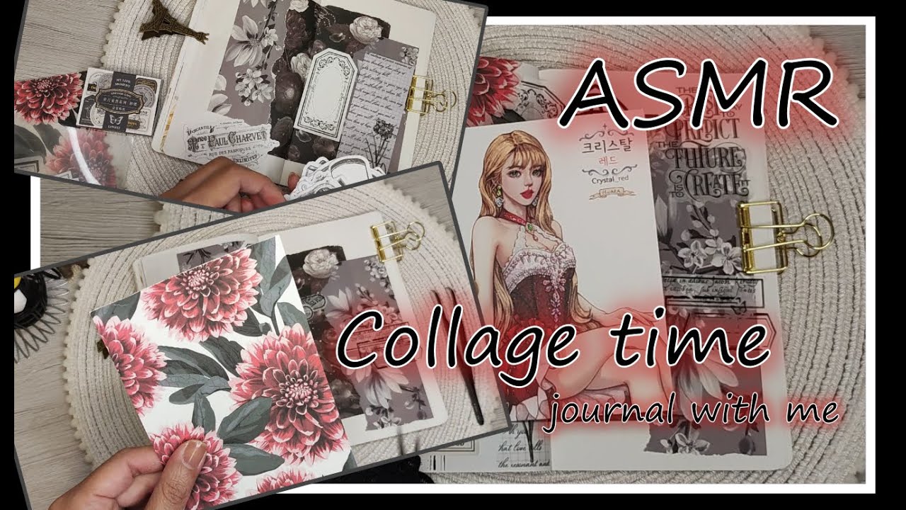 【コラージュ】beautiful lady | collage | vintage journal | collage ...