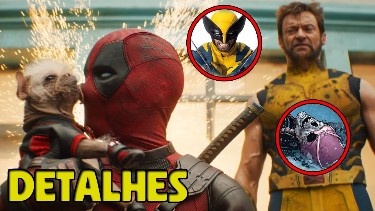 Assistimos ao trailer de Deadpool e Wolverine em camera lenta e kkkkkj ...