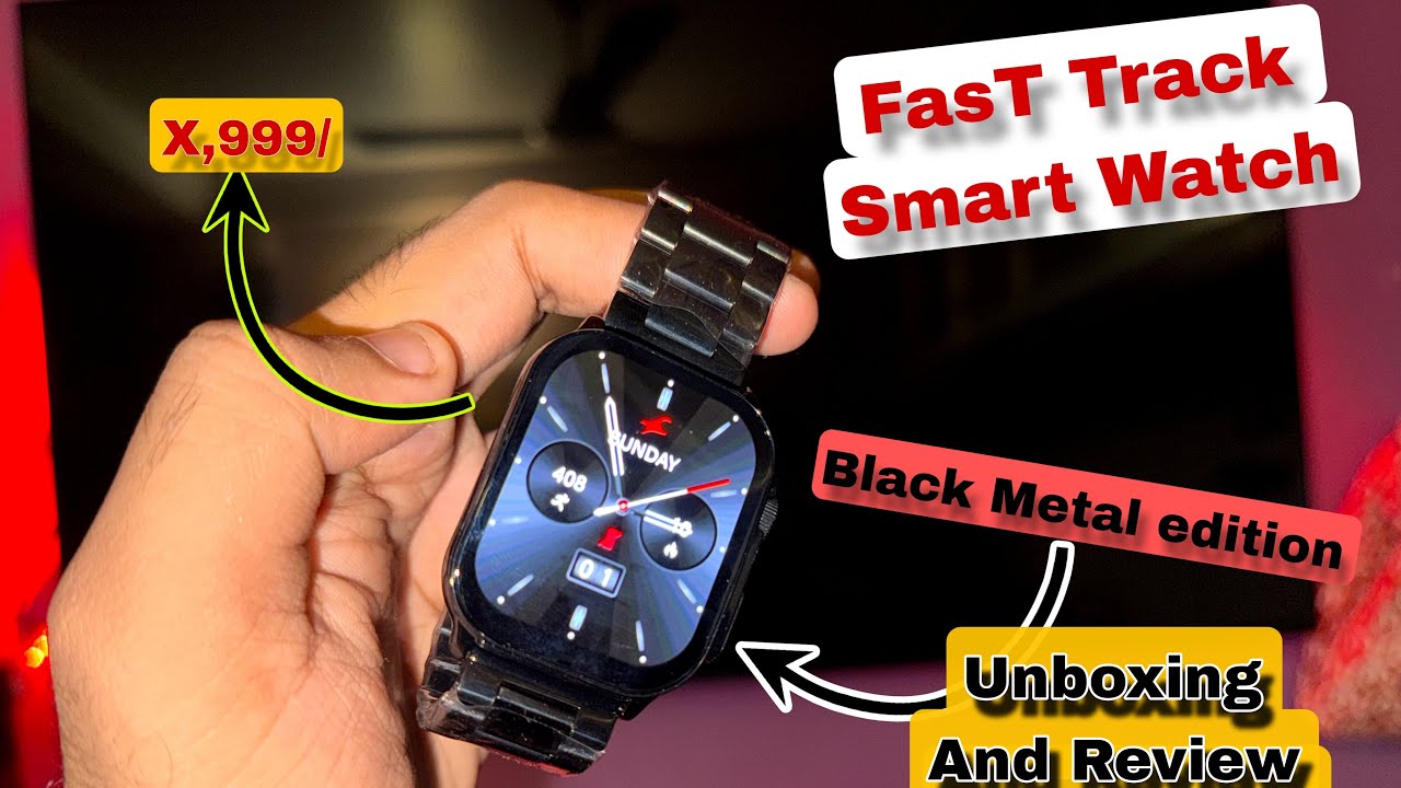 Fast Track Metal Watch Unboxing And Review 🔥// Best Smart Watch - YouTube