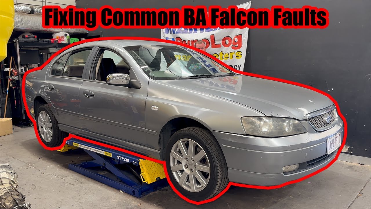 Ba Falcon how to: Bonnet cable, Fuse box, and Front Lower Ball Joints ...