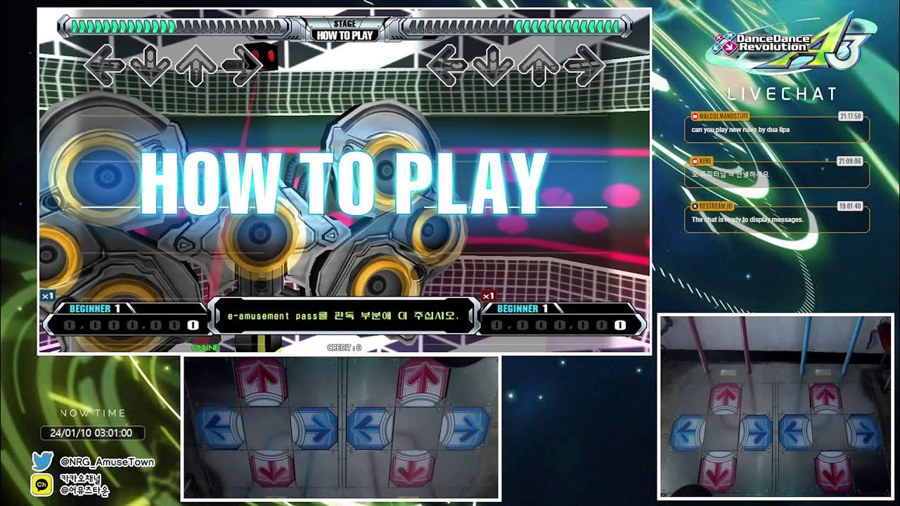 [AmuseTown] DDR Live stream - YouTube