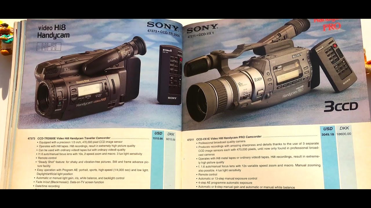 catalog 1995 📺TVs, Camcorder🎥 Video Cassette Recorder VHS 📼 📀 Laser ...