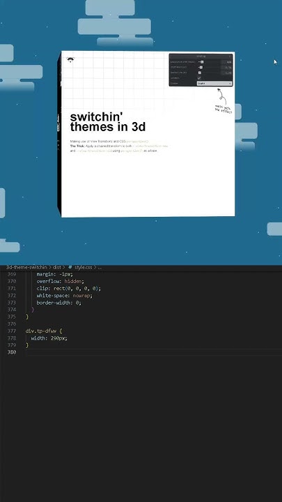 3d Theme Switch Design😍programming Coding Css Htmlcss Shorts