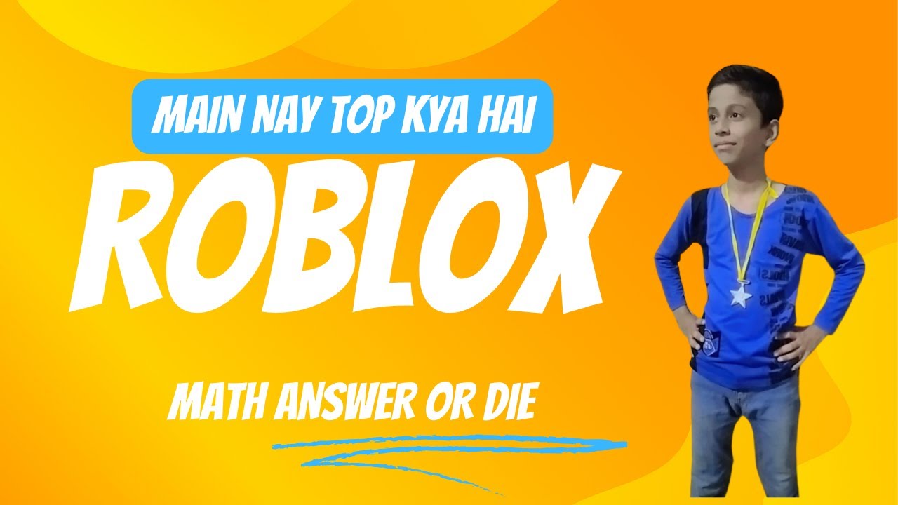 Math answer or die in Roblox - YouTube