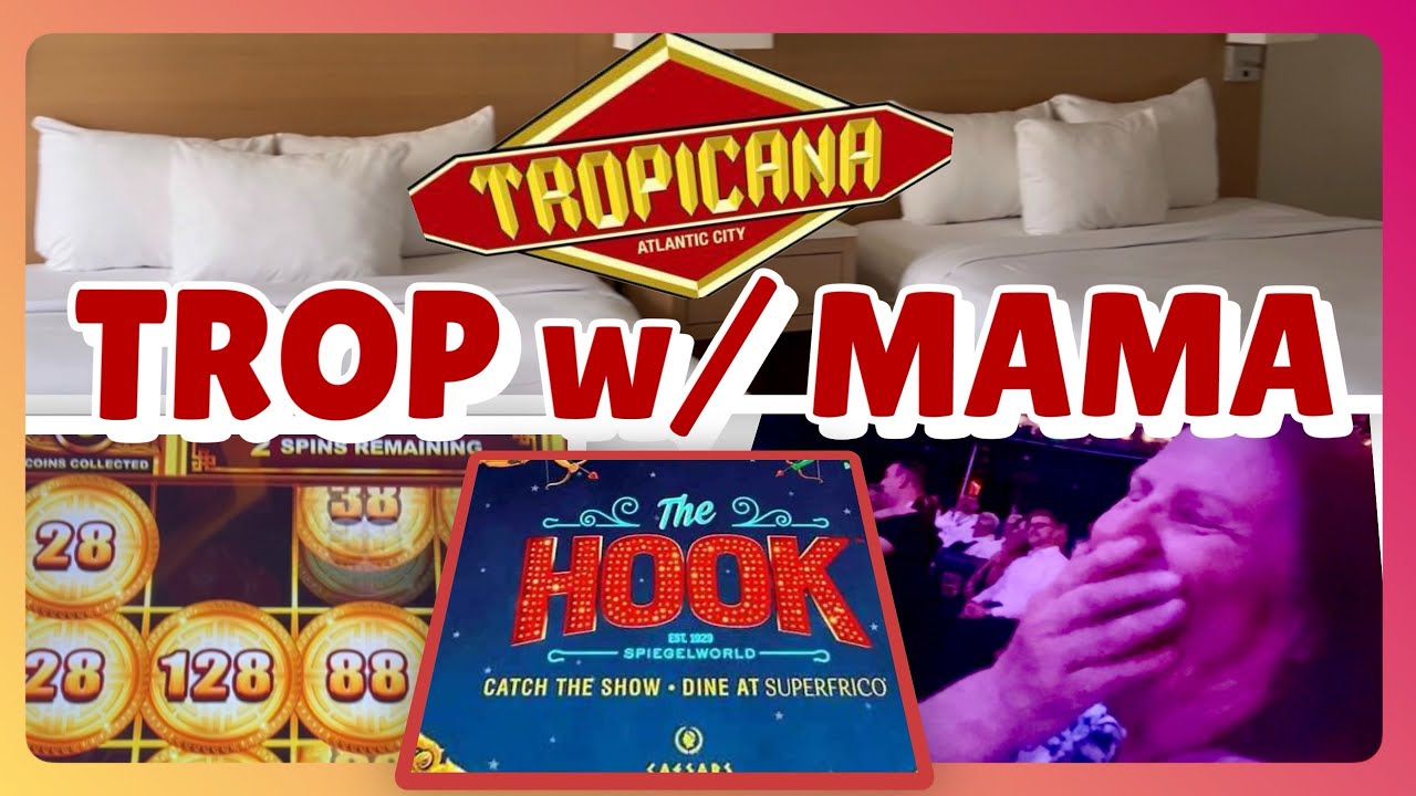 Atlantic City Tropicana Vibes w/ Mom North Tower Room Tour, Happy Hour ...