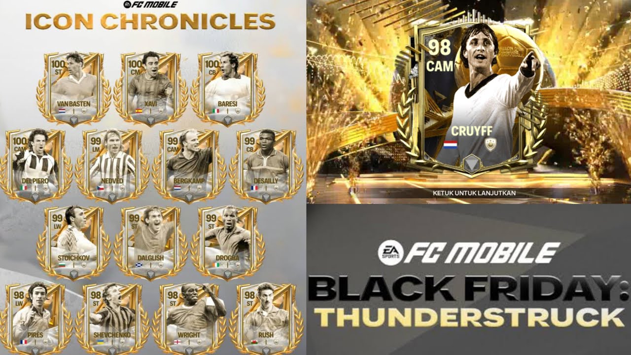 14 ICON CHRONICLES BARU! KLAIM PEMAIN GRATIS PALING GG! EVENT BLACK ...