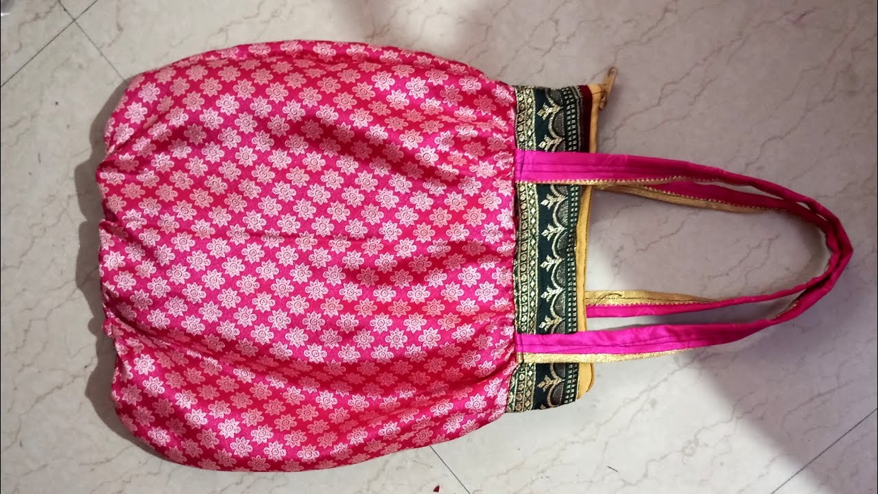 easy home made hand bag /ladies purse making. - YouTube