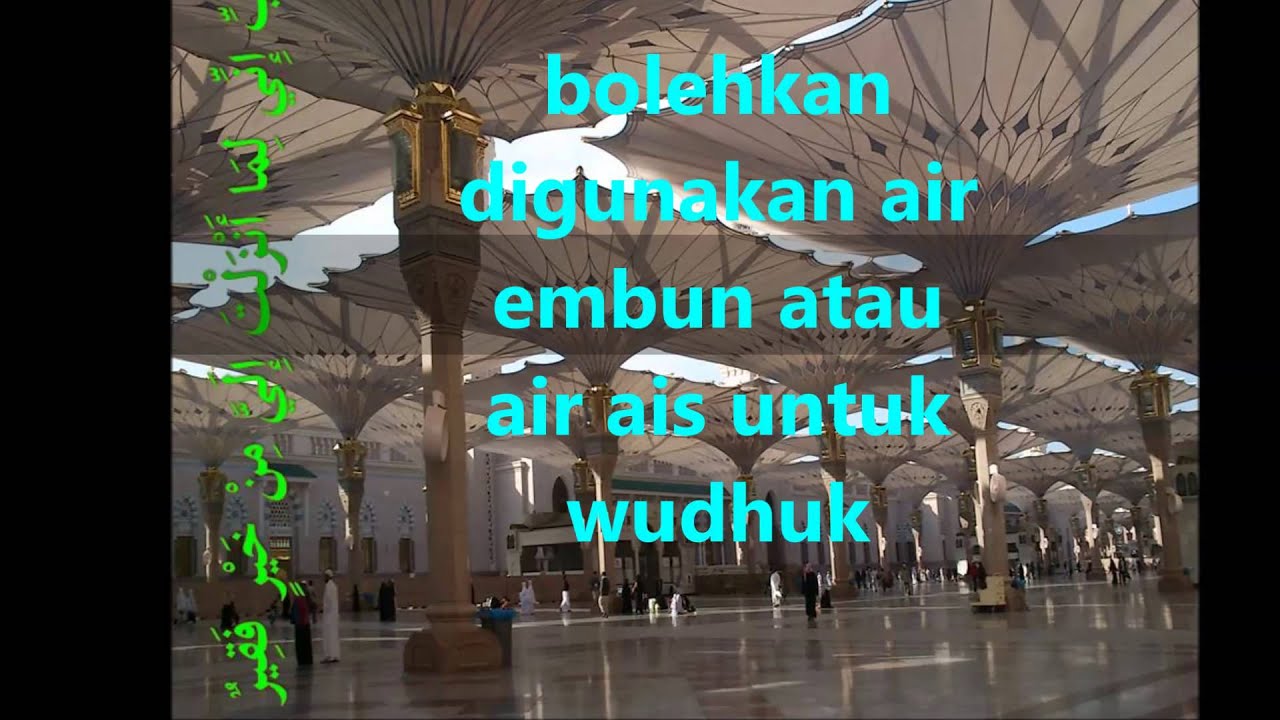 bolehkan digunakan air embun atau air ais untuk wu - YouTube