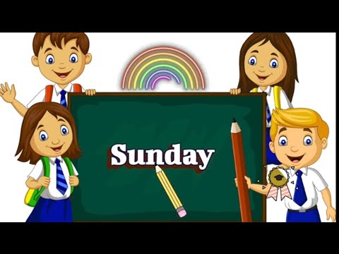 Kids Learn Days Name || Lkg/Ukg Kids Learn Sunday Monday song - YouTube