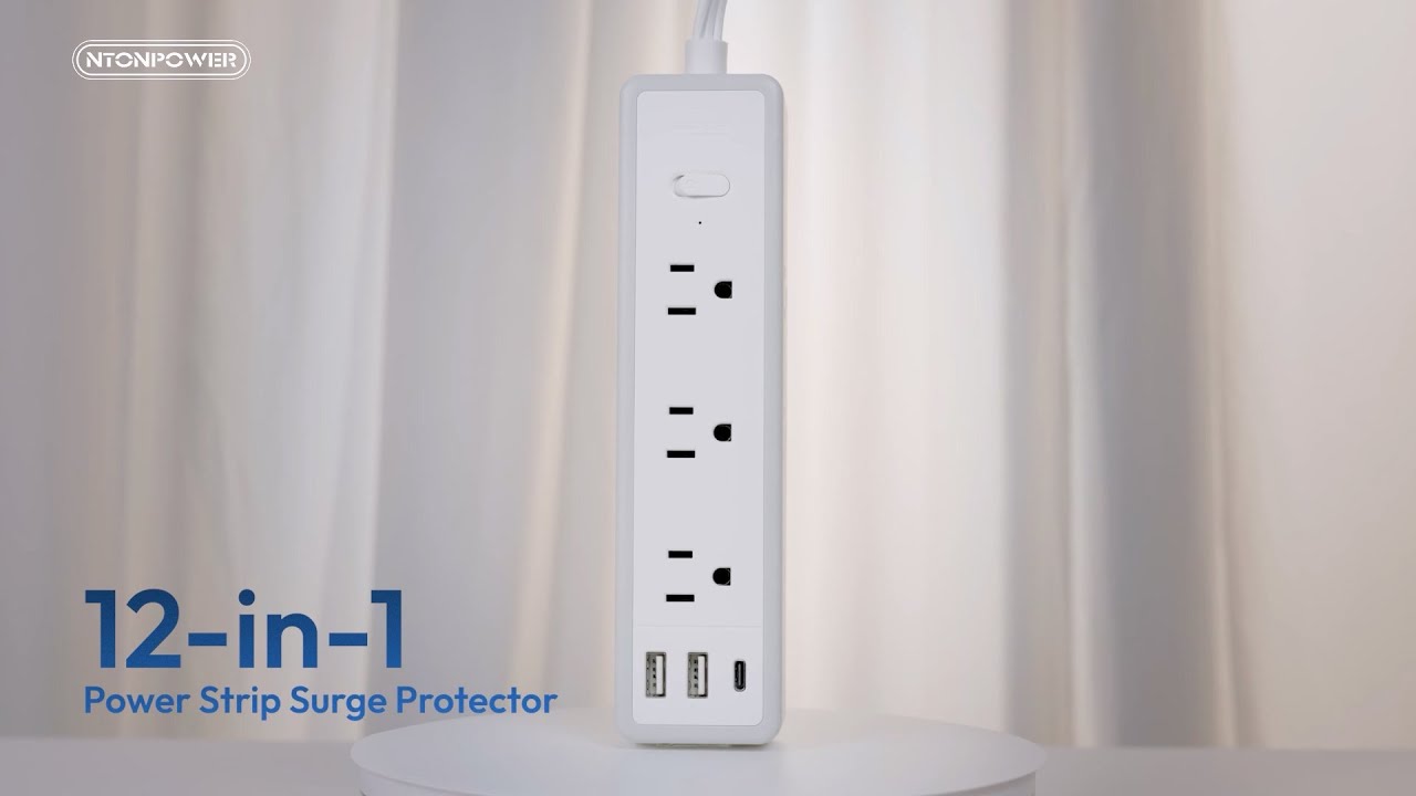 NTONPOWER Slimline Power Strip | Mount anywhere for great convenience ...