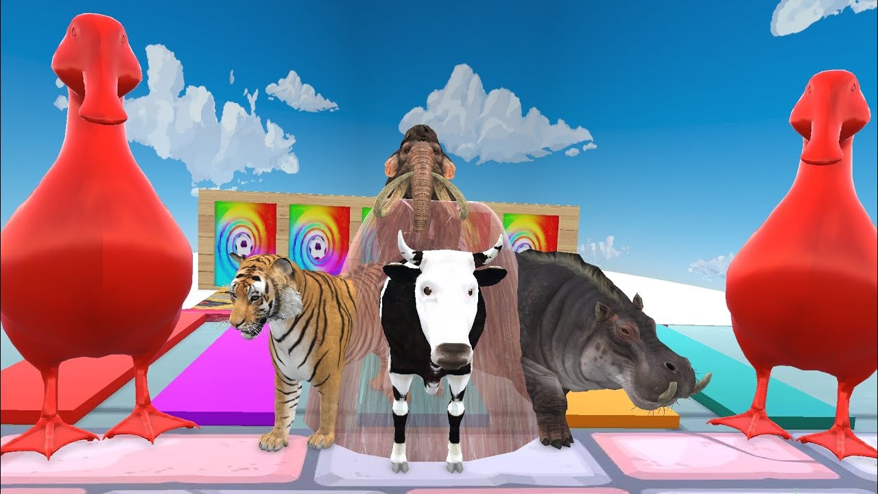 Animal Crossing Fountain Makeover Lion, Mammoth, Hippo & Tiger : Wild ...