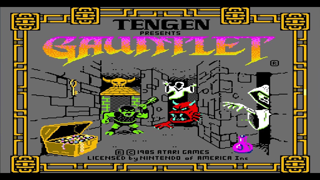 Gauntlet NES 1985 Game (God Mode PC) (Room 82) - YouTube