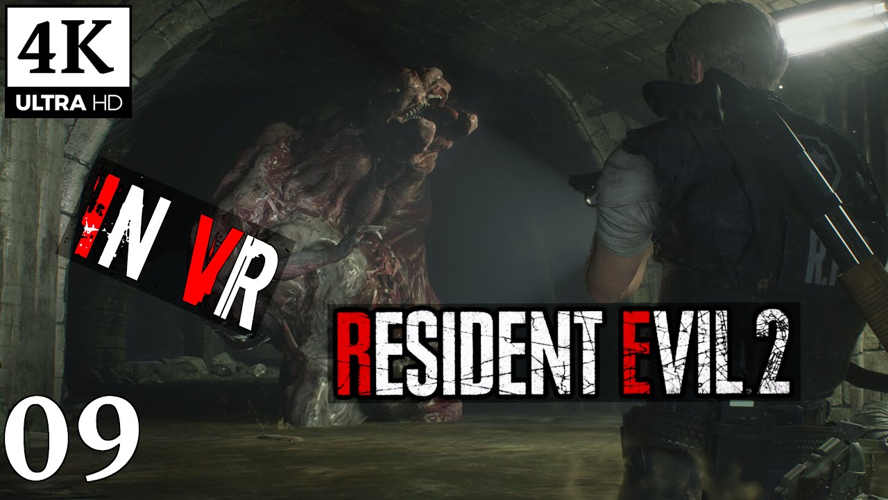 MONSTER IN DER KANALISATION - Resident Evil 2 VR MOD Teil 9 Deutsch 4k ...