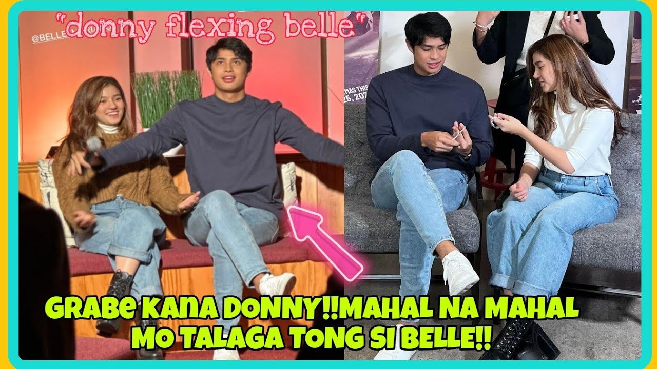 Grabe si DONNY makaflex kay BELLE kahit sa simply at maliit na bagay ...
