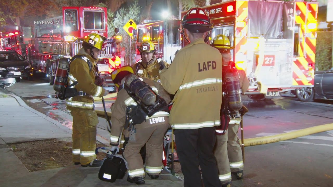 Firefighter Burned in Flashover Inside Hollywood House Fire, 2 ...
