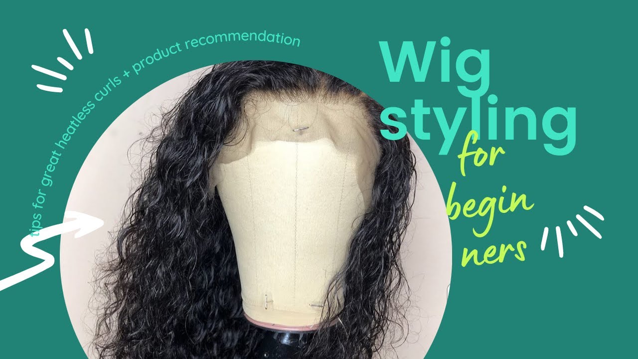 How To Style Your Wig Like A Pro At Home | Heatless Curls | Wig Styling ...