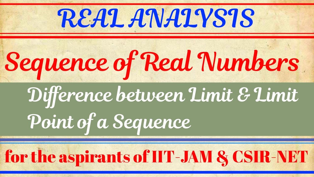 Real Analysis Sequence L 8 Difference Between Limit And Limit Point real-analysis-sequence-l-8-difference-between-limit-and-limit-point