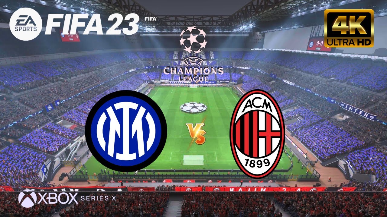 FIFA 23 - Inter vs Milan | UEFA CHAMPIONS LEAGUE | Next Gen XBOX SERIES ...