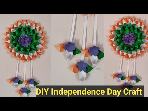 Independence Day Craft|DIY Tricolour 15th August craft🥰 Independence ...