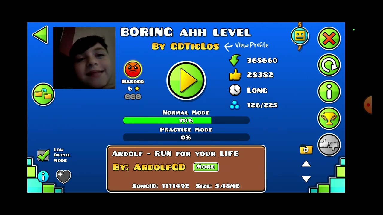 Face reveal y geometry dash - YouTube