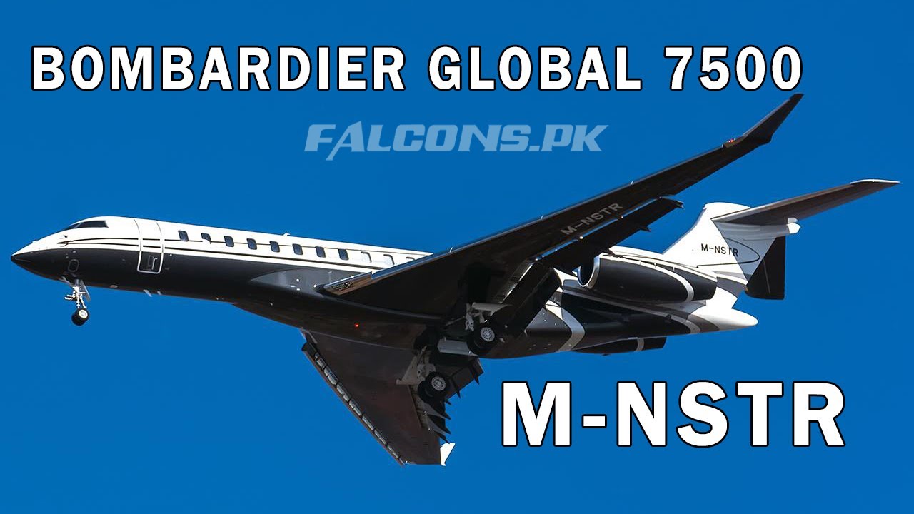 IMPRESSIVE Bombardier Global 7500 M-NSTR approaches for landing | Plane ...