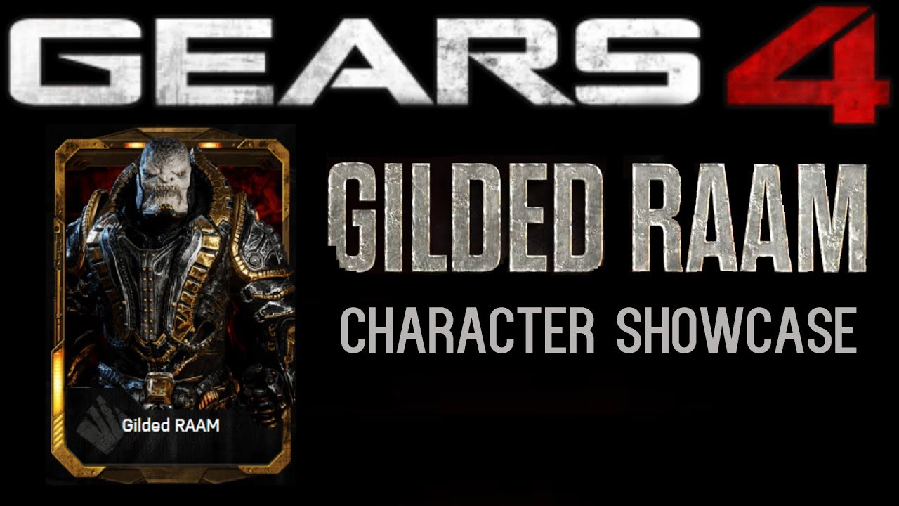Gears Of War 4 Gilded RAAM - Character Showcase (Gameplay) - YouTube