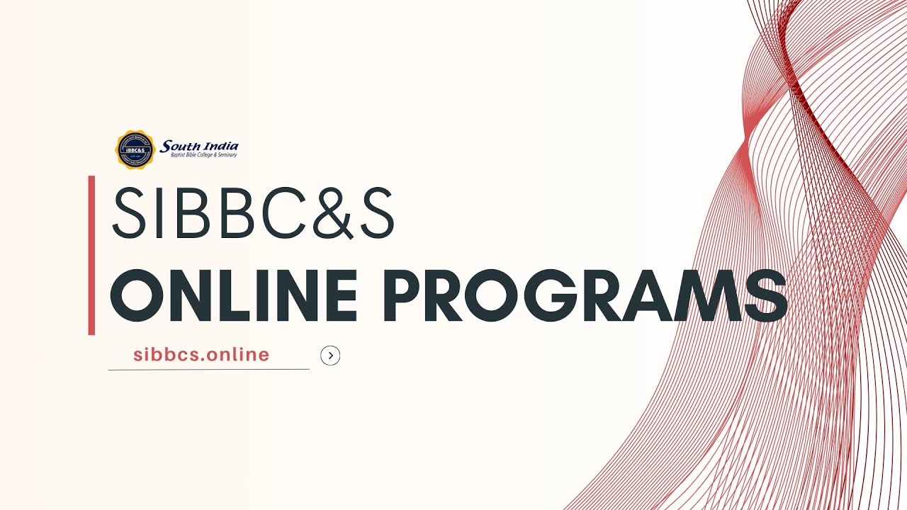 SIBBC&S Online Programs Website - YouTube