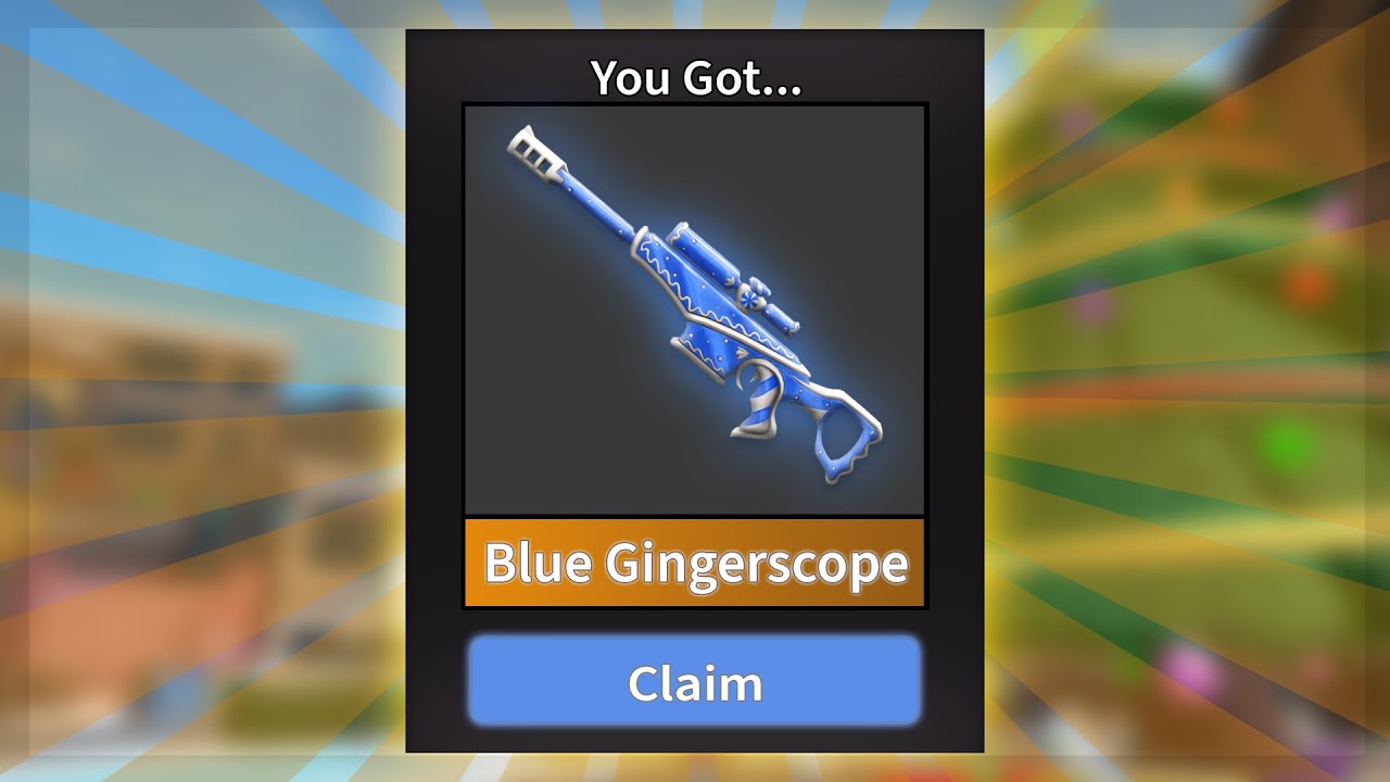 Claiming RANK #45 Blue GINGERSCOPE in MM2! - YouTube