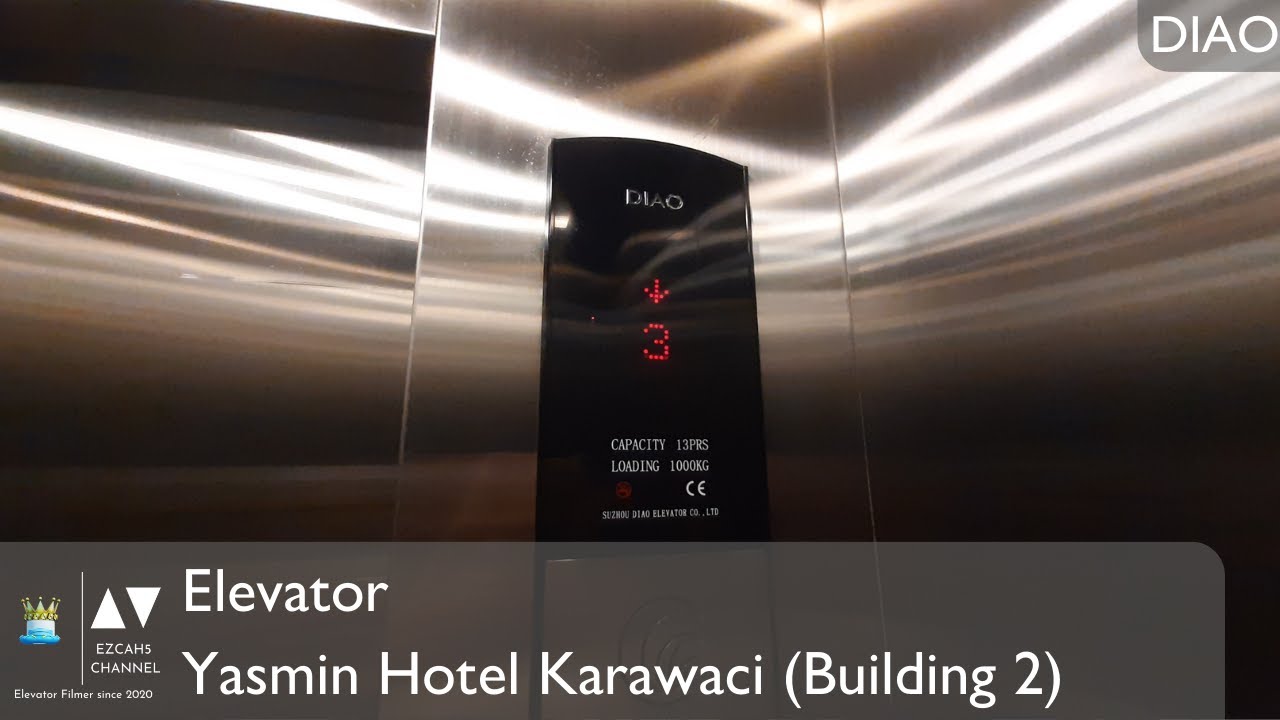 DIAO Traction Elevator - Yasmin Hotel Karawaci (Building 2) - YouTube