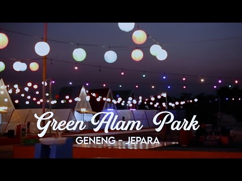 Wisata Terbaru Green Alam Park Bersama Zahiyya dan Tante Bocil | Geneng - Jepara | Suasana Malam