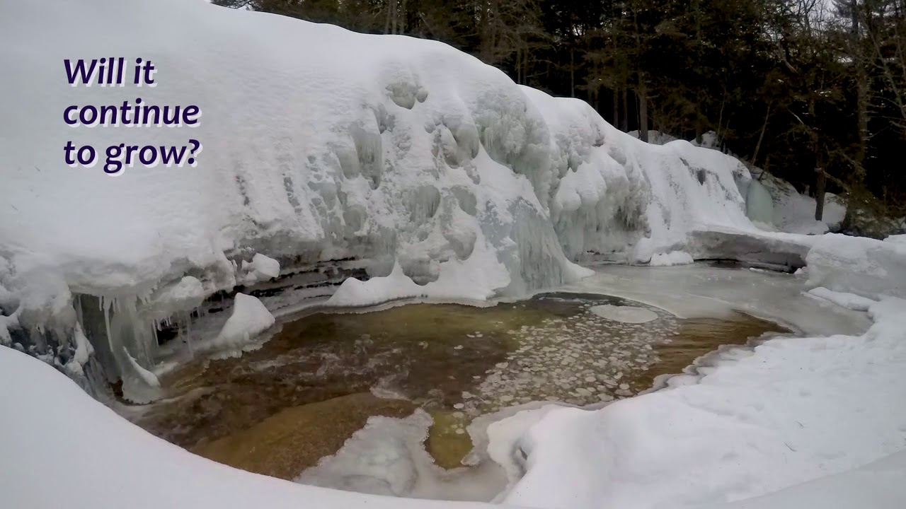 Winter in Mt. Washington Valley Ice Disk - YouTube