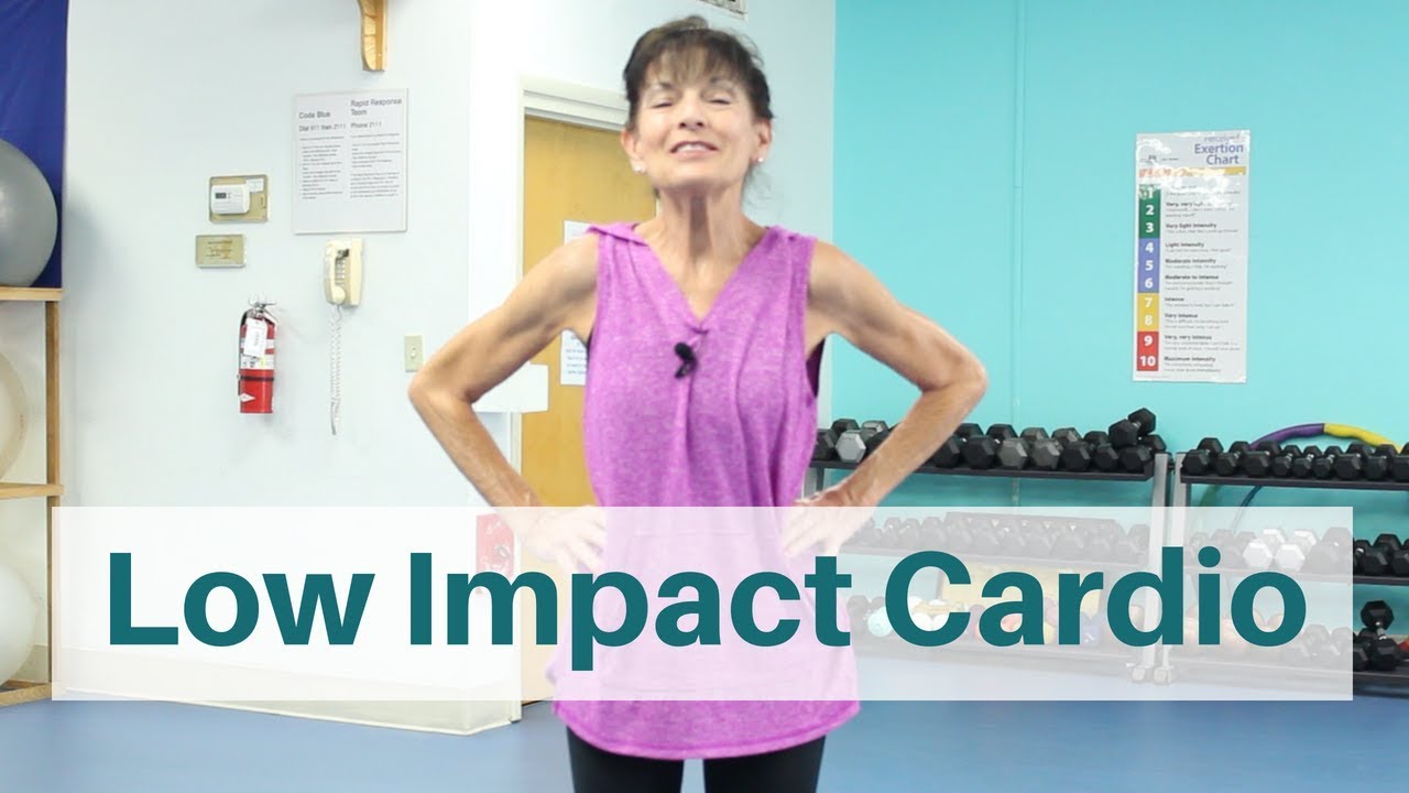 Low Impact Cardio Exercise - Get Up And Go! - YouTube