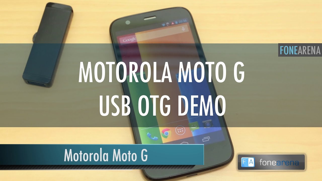Motorola Moto G USB OTG Demo - YouTube