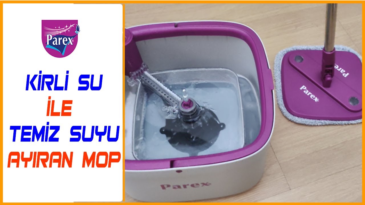 Parex kirli su temiz su ayıran mop, Parex mop nasıl kullanılır, #parex ...